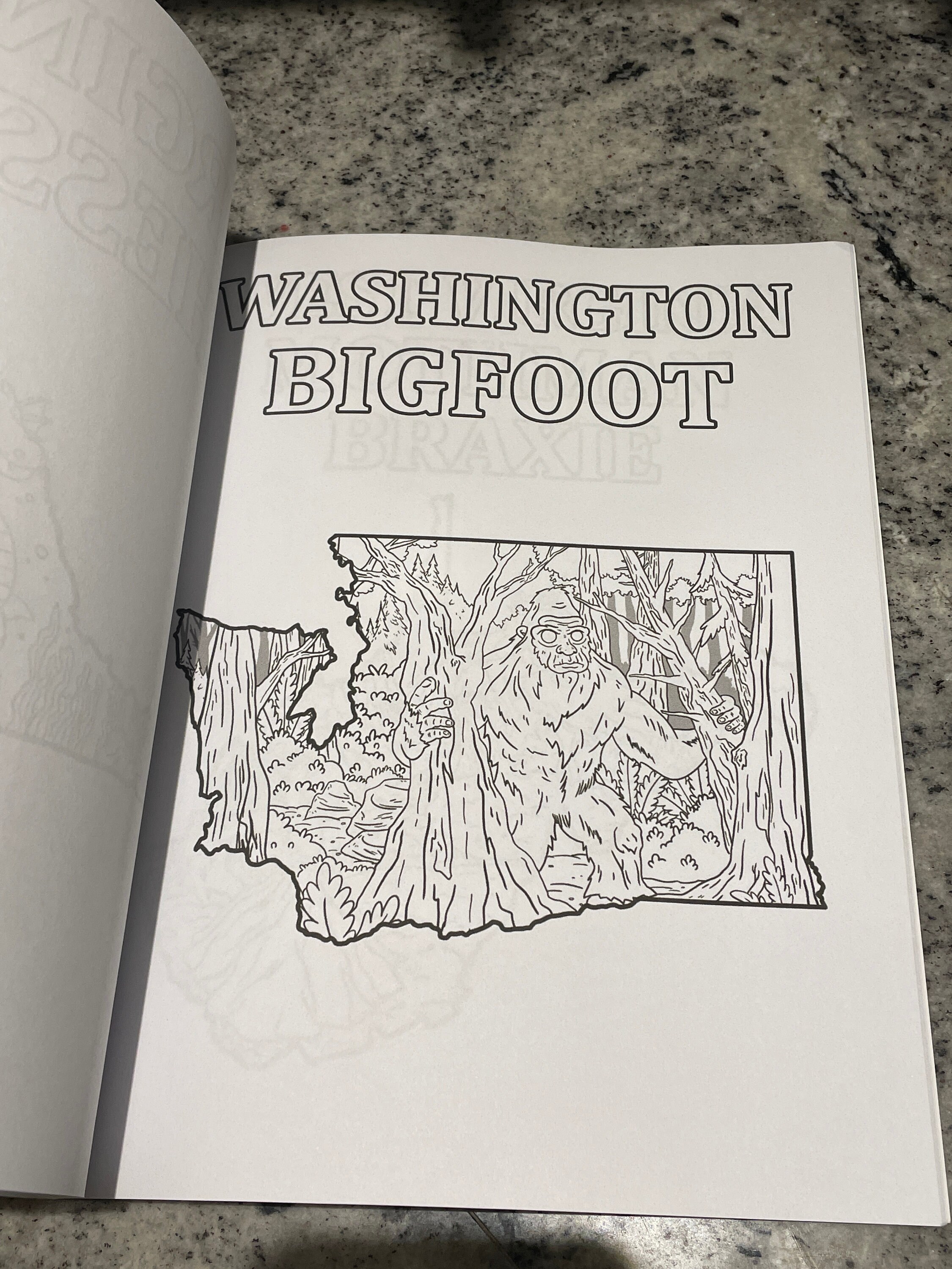 Cryptids of America Coloring Book - Cryptid Kids, Bigfoot, Mothman ...