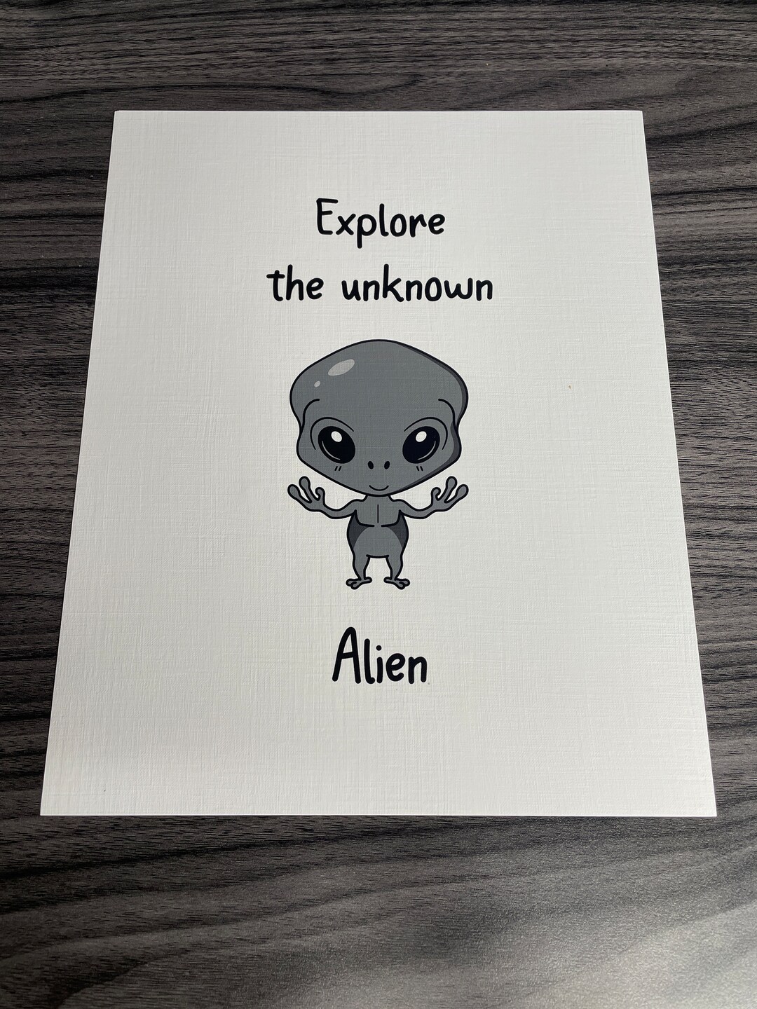 Inspirational Alien Print - 1 Piece Print - Nursery Art - Decor - Ufo ...
