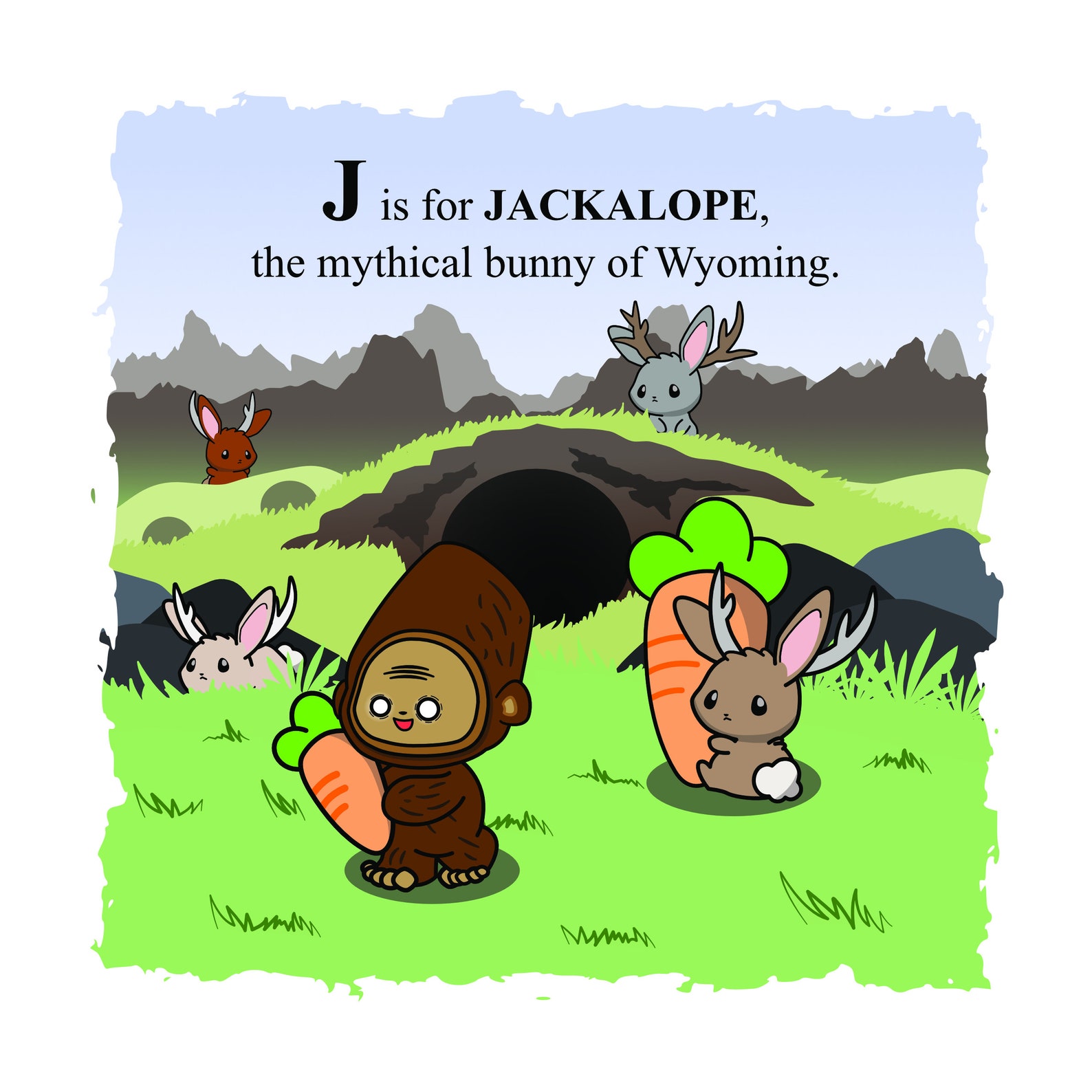 Squatchy's Adventure From A to Z Children's ABC Book | Etsy