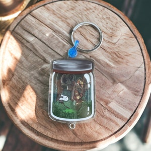 Assembly Required* Cryptid Shaker Jar Keychain - Sasquatch, Mothman ...