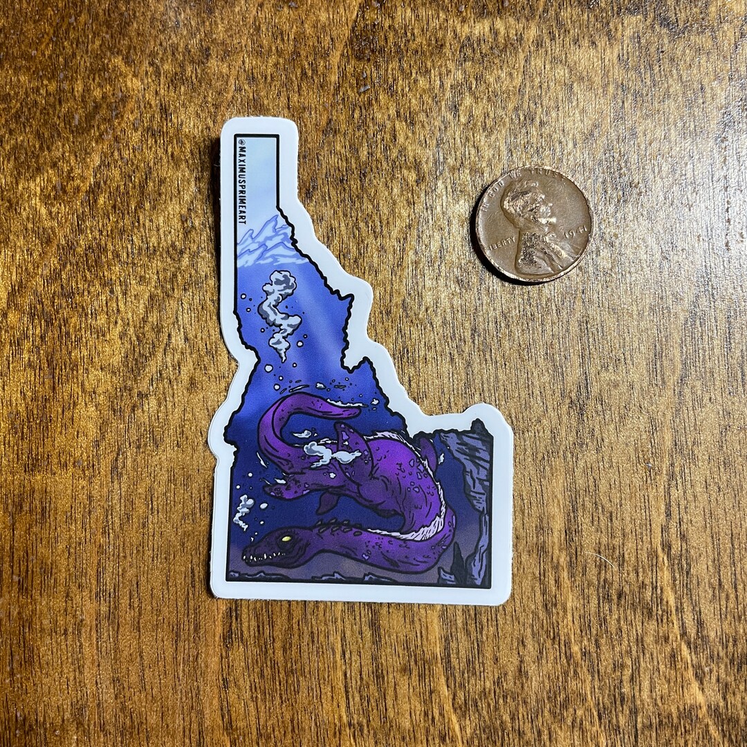 3 Inch Vinyl Cryptid State Stickers - Sharlie (twilight Dragon) From ...