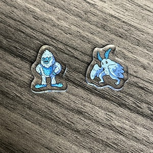 Assembly Required* Cryptid Shaker Jar Keychain - Sasquatch, Mothman ...