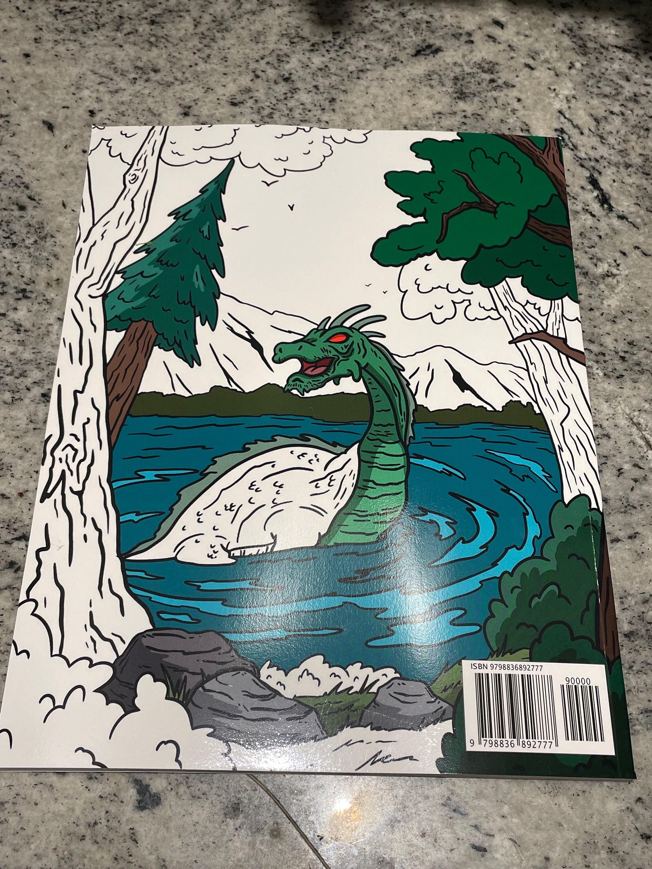 Cryptids of America Coloring Book - Cryptid Kids, Bigfoot, Mothman ...