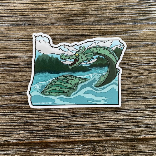 3 Inch Vinyl Cryptid State Stickers Wendigo From Minnesota - Etsy