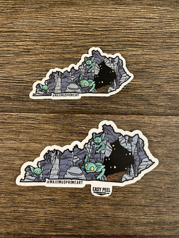 3 Inch and 4 Inch Vinyl Cryptid State Stickers/magnets - Etsy