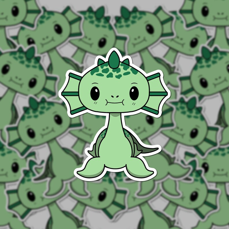 Cute Chibi Cryptid Stickers pegatinas cortadas vinilo - Etsy México