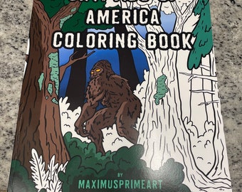 Cryptid Coloring Book - Etsy