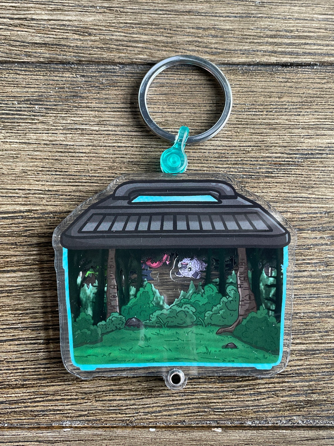 Cryptid Shaker Jar Keychain - Jersey Devil, Chupacabra, Hopkinsville ...