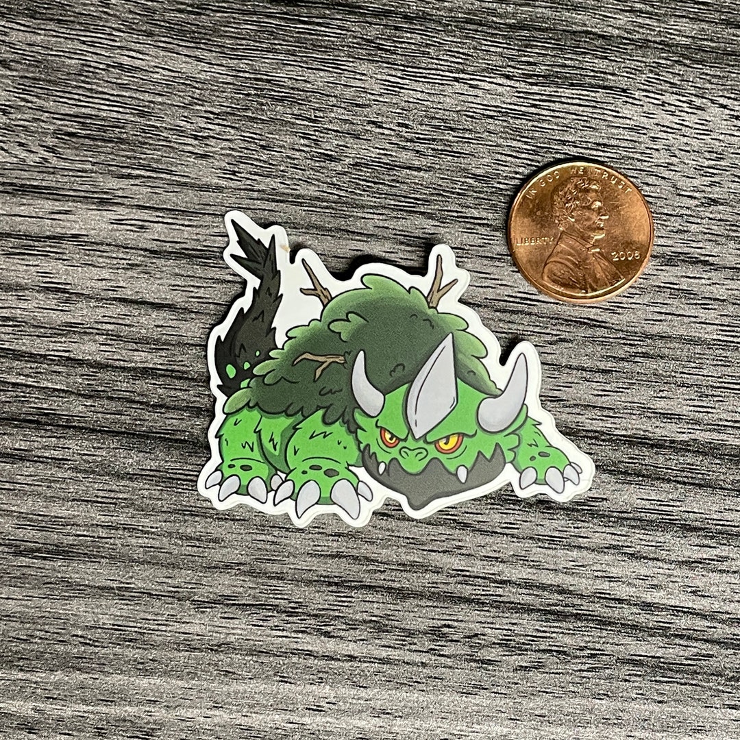 Cute Chibi Cryptid Stickers - Hodrag/hodag - Die Cut Stickers Vinyl ...
