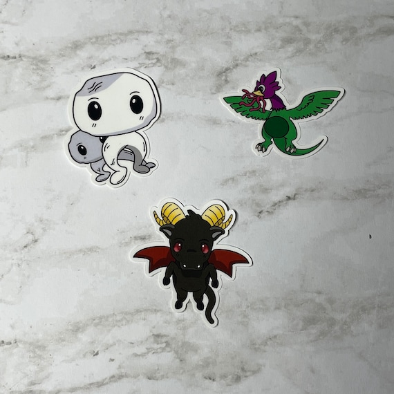 Cute Chibi Cryptid Stickers Series 2 Jersey Devil Fresno | Etsy