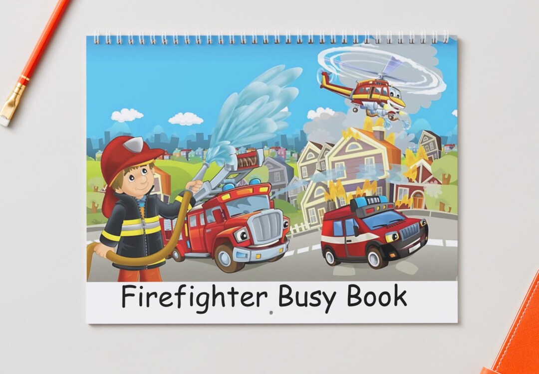 Firefighter Busy Book - Etsy