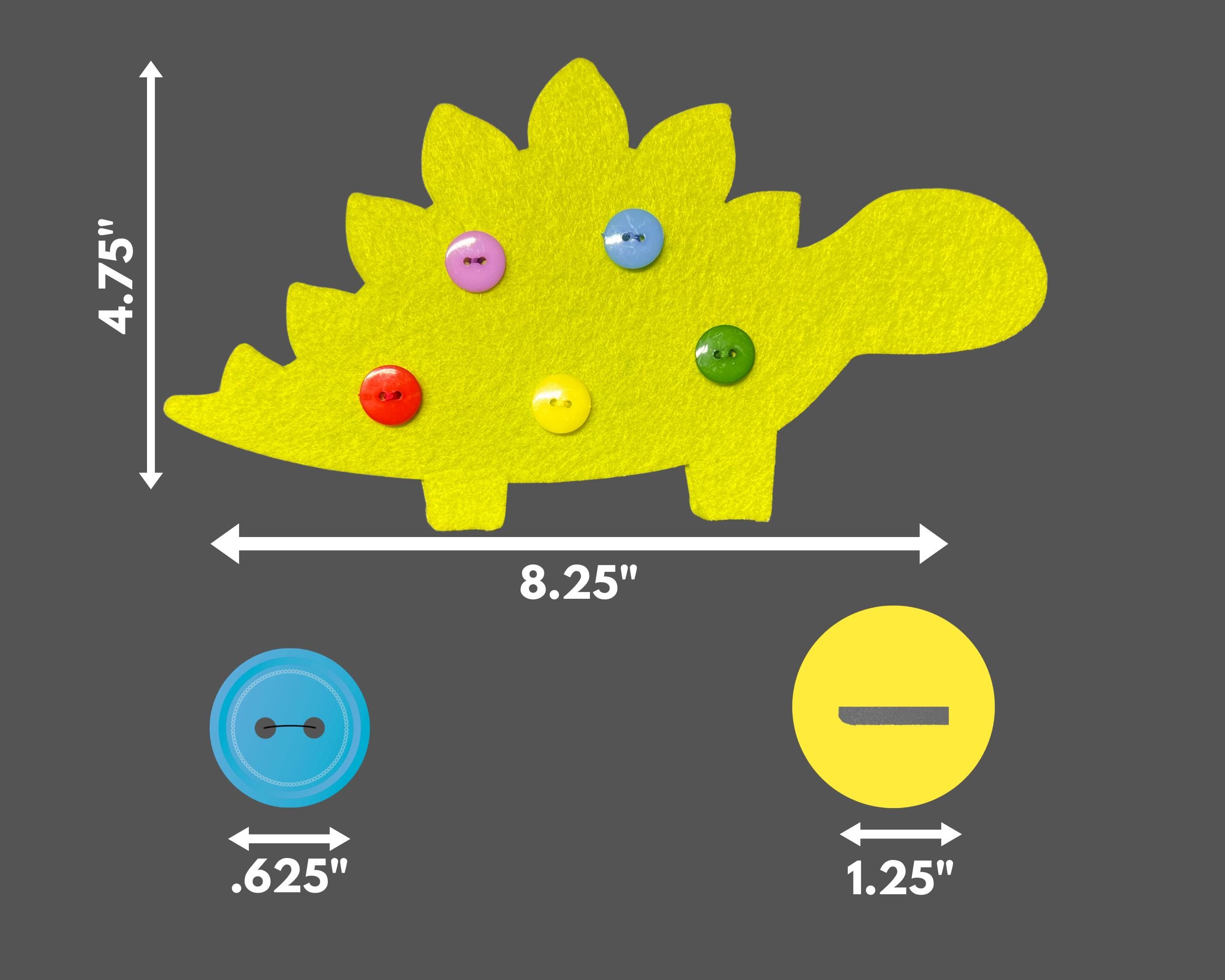 Dinosaur Spots Fine Motor Button Color Matching Toddler/preschool ...