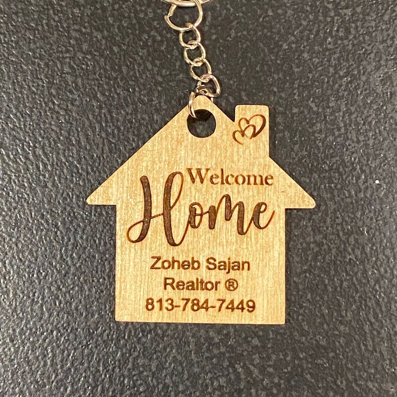 Realtor Keychain - Etsy