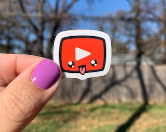 Youtube Car Sticker - Etsy