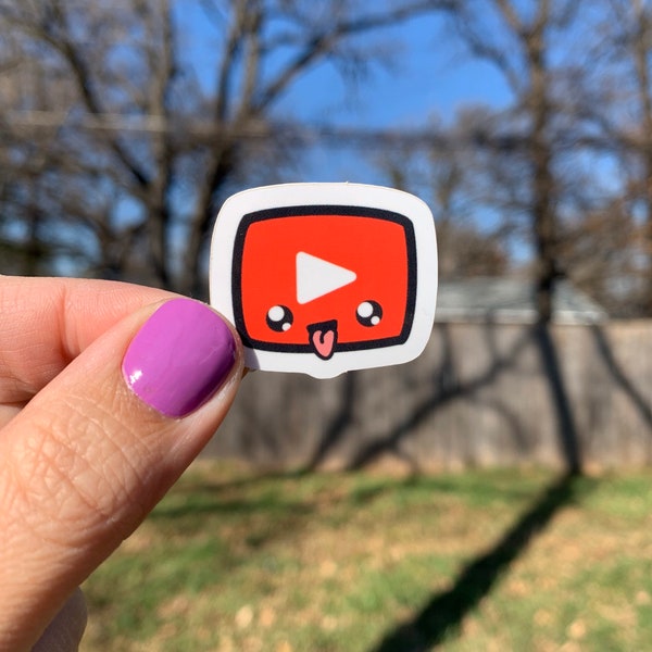 Youtube Channel Sticker - Etsy