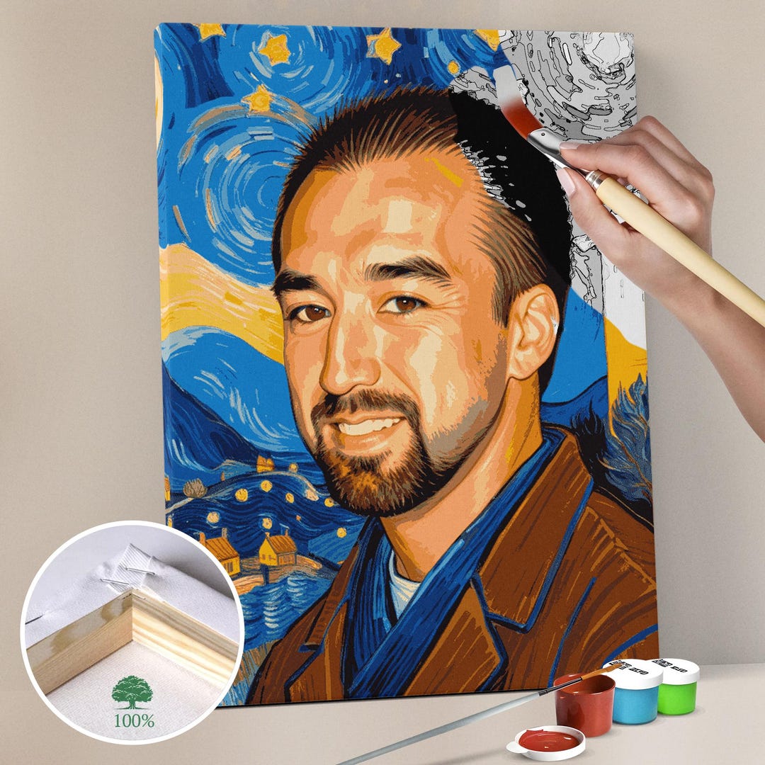 Paint by Number Kit,paint Your Photo, Personalised Paint by Number ...