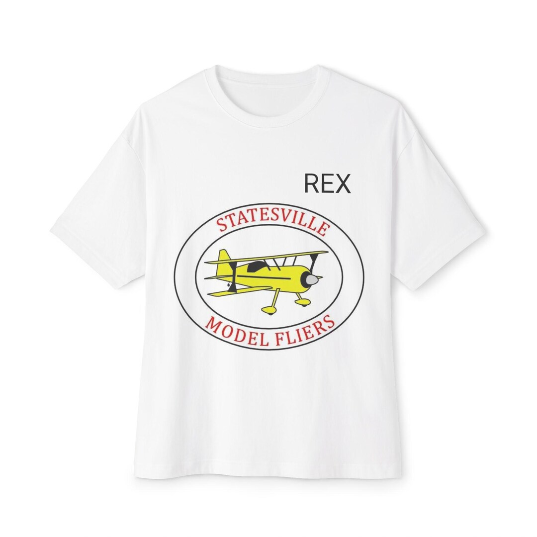 Statesville Model Flyers Unisex Oversized Boxy Tee - Personalized T ...