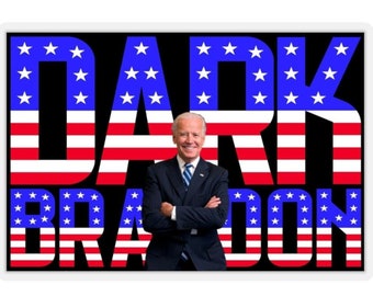 Dark Brandon Bumper Sticker Funny Pro Biden Bumper Vinyl Waterproof Car ...