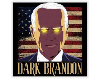 Dark Brandon Bumper Sticker Funny Pro Biden Bumper Vinyl Waterproof Car ...