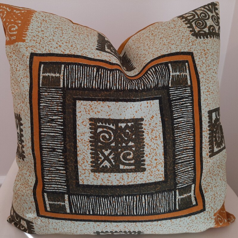 African Print Pillow - Etsy