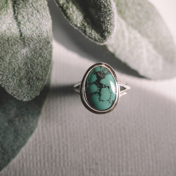 Oval Turquoise Ring - Etsy
