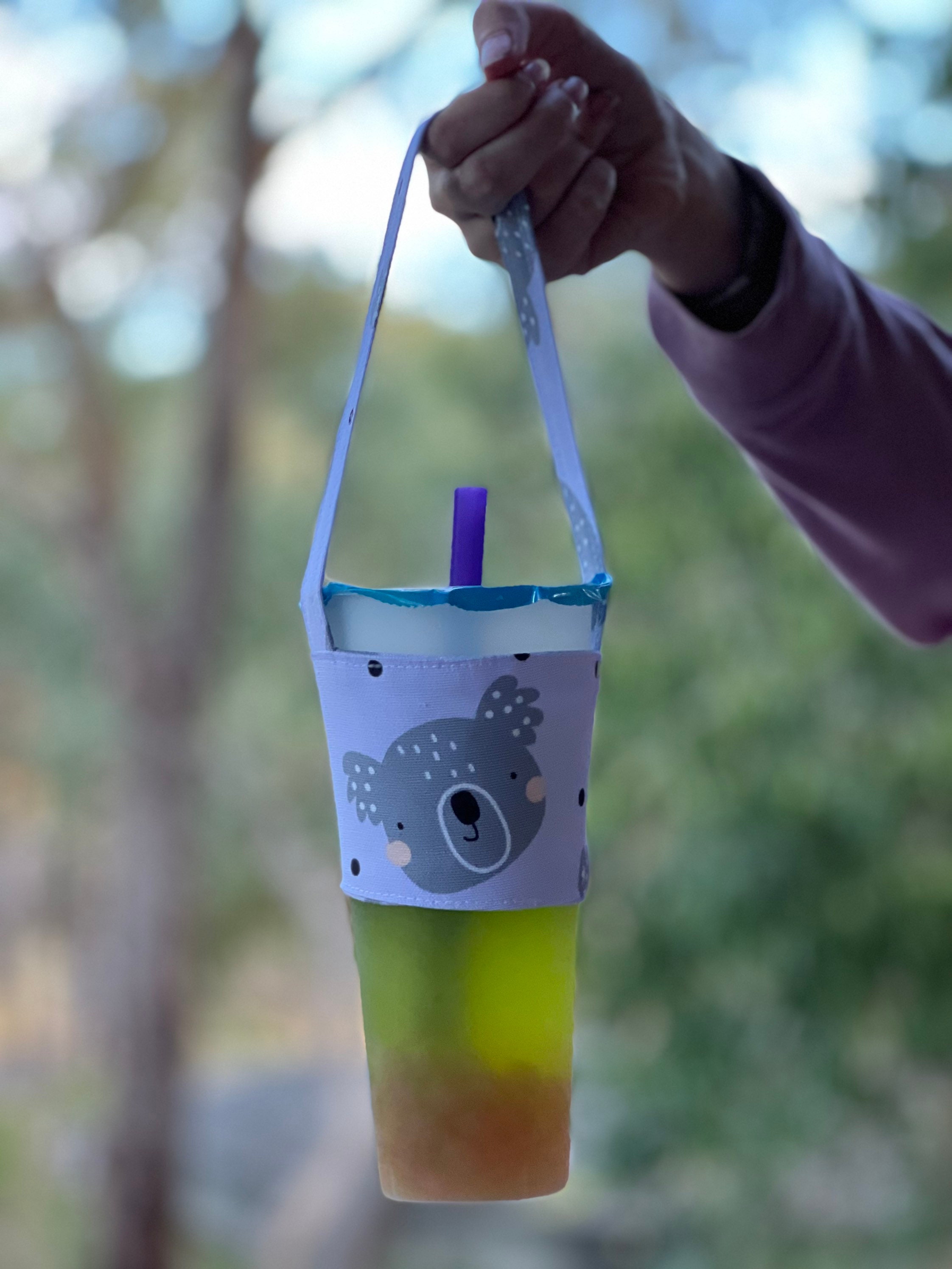 Bubble Tea Sleeve Boba Tea Holder or Coffee Cup Holder in | Etsy Australia