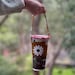 Bubble Tea Sleeve, Boba Tea Holder of Coffee Cup Holder in Big Daisy ...