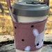 Bubble Tea Sleeve, Boba Tea Holder or Coffee Cup Holder in Cute Bunny ...