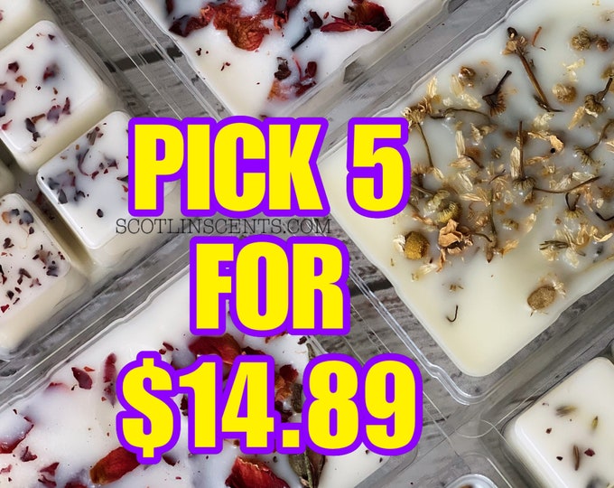 Choose 3 Wax Melts, Mix and Match Melts, Bulk Wax Melts, Wax Warmer ...