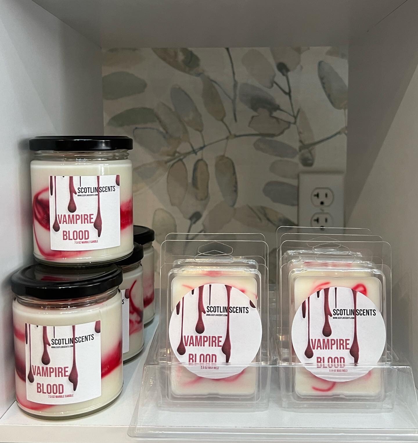 Vampire Blood Candle or Wax Melt Marble Candle 7.5 Oz - Etsy