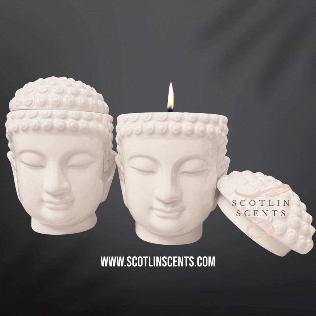 Buddha Head Candle | 16 Oz Soy Candles | Gift Ideas | Spring ...