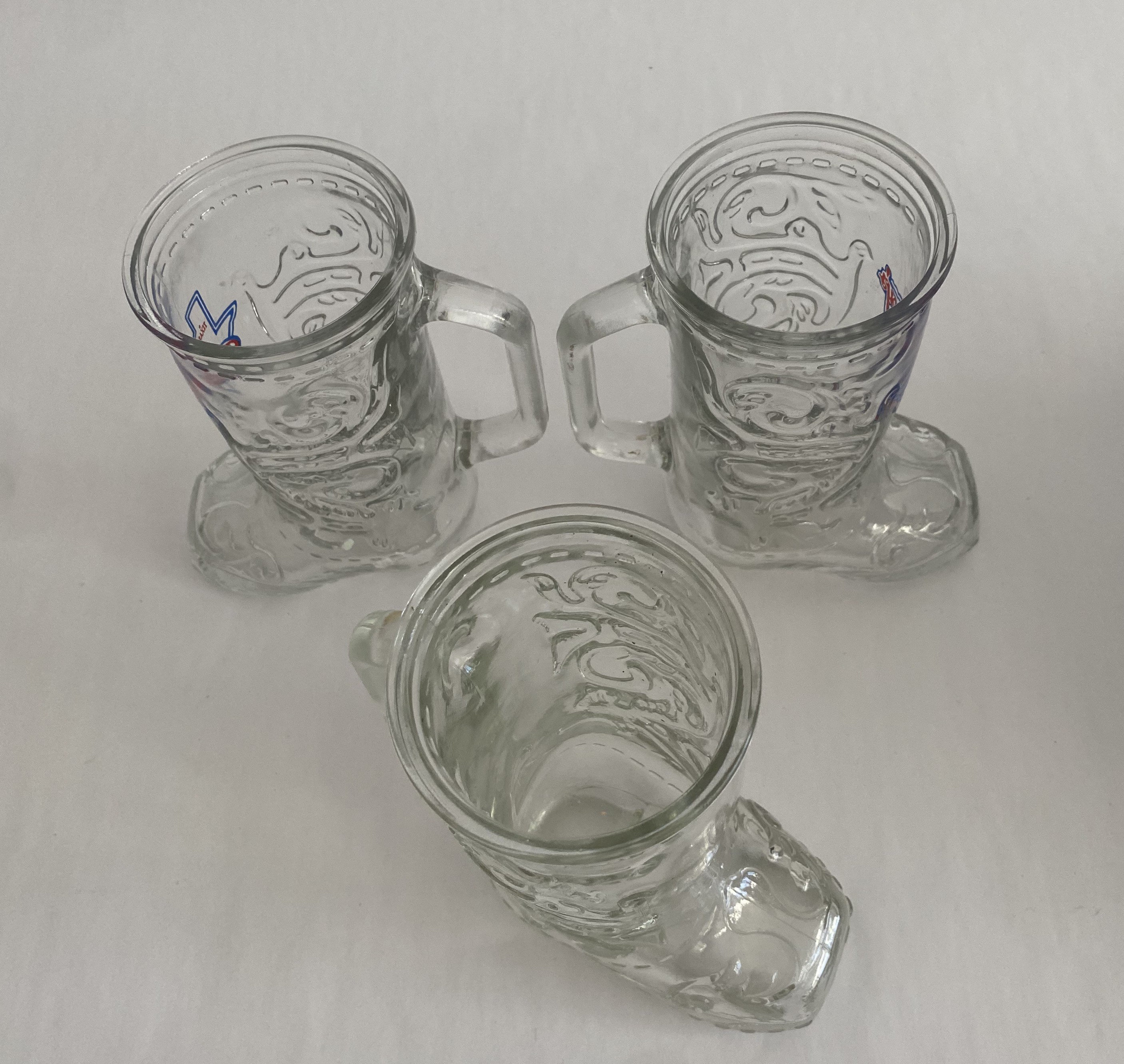 Texas and Looseys Western Glass Boot Glasses Collectible Novelty - Etsy