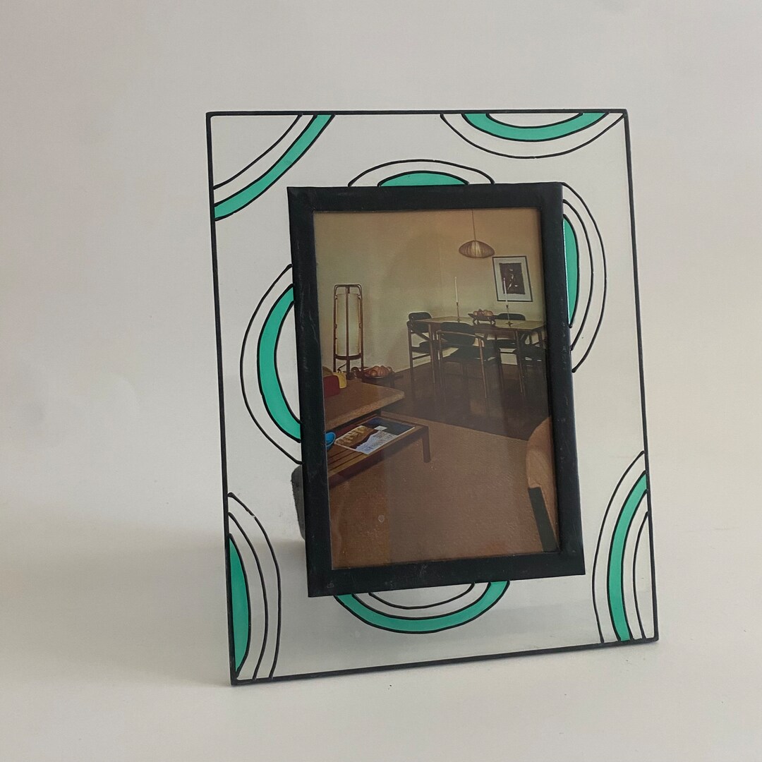 1990s Y2K Vintage Glass Frame Clear and Green - Etsy