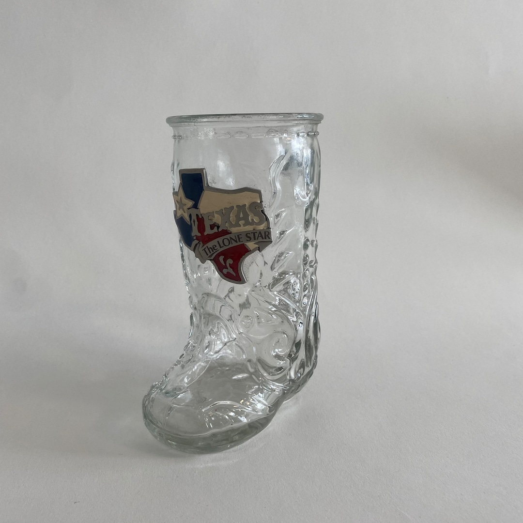 Texas and Looseys Western Glass Boot Glasses Collectible - Etsy