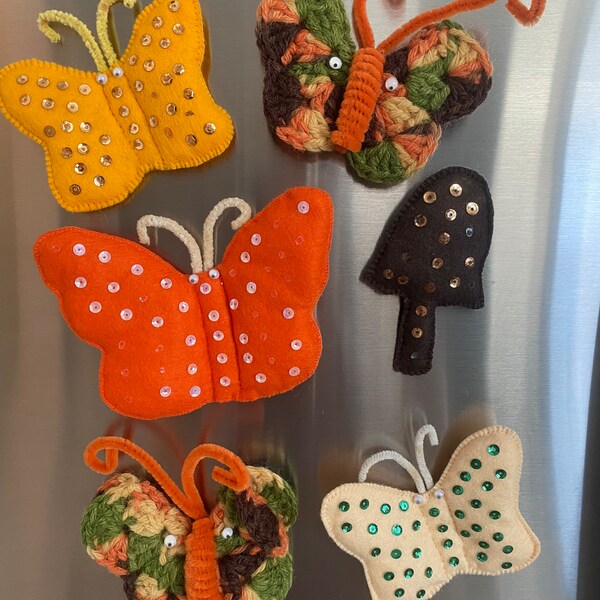 Crocheted Magnets - Etsy