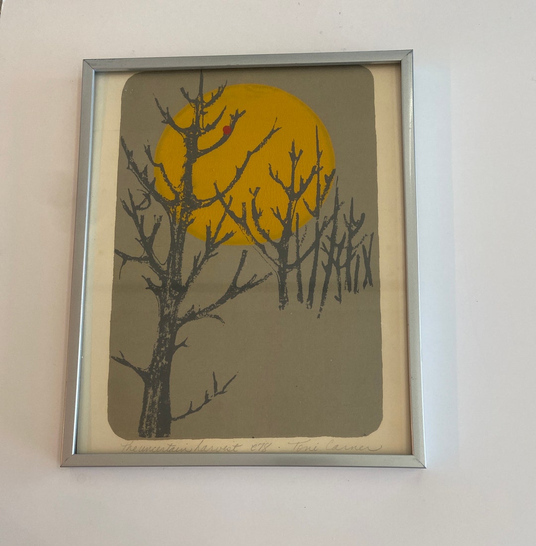 Signed, the Uncertain Harvest, Circa 1978 by Toni Carner Sun and Trees ...
