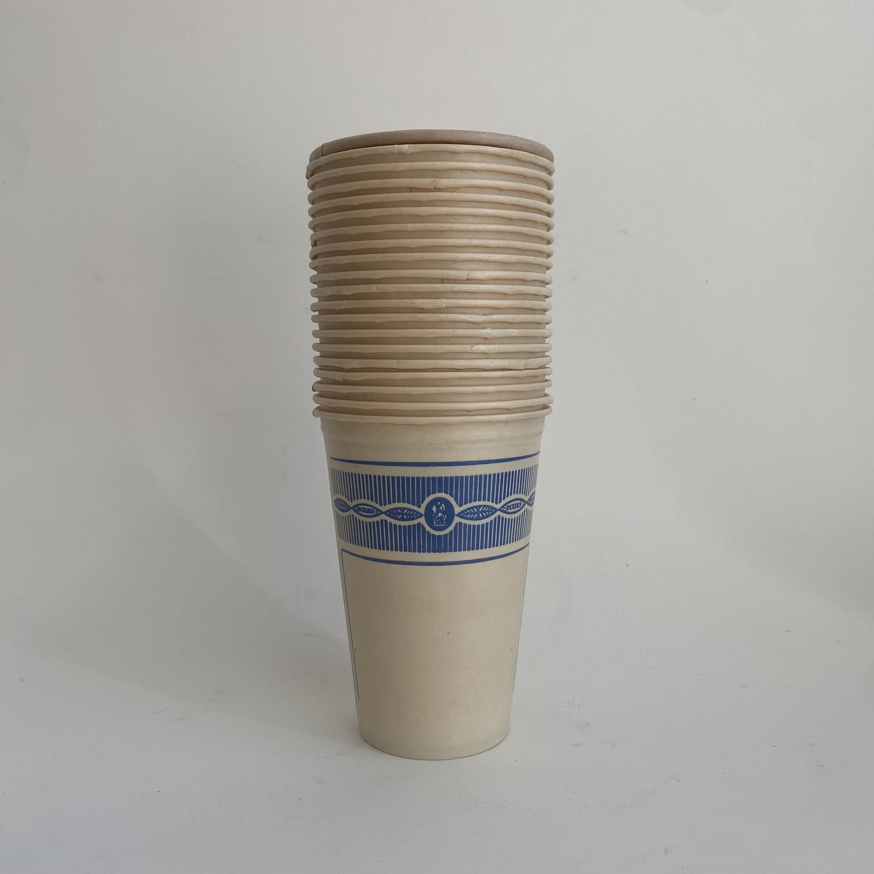 1940s Art Deco Cameo Design Dixie Cups for Cold Drinks Waxed - Etsy