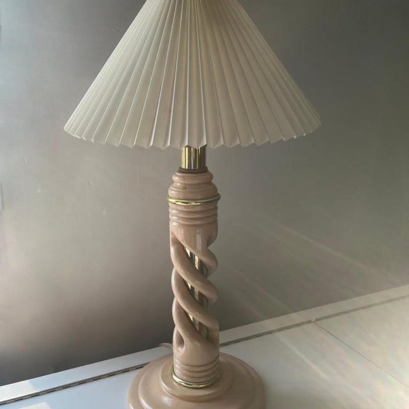 Birch Table Lamp - Etsy