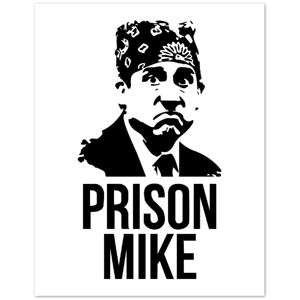 Prison Mike Michael Scott Office Classic Matte Paper Poster Physical ...