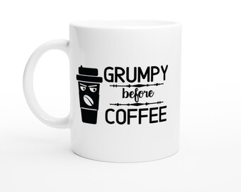 Grumpy Before Coffee - Etsy