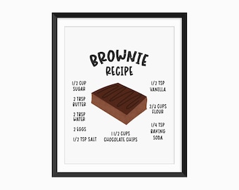 Brownie Poster - Etsy