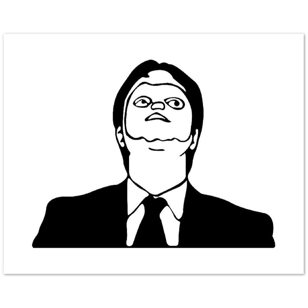 Dwight Schrute Psycho Classic Matte Paper Poster Physical Print - Etsy