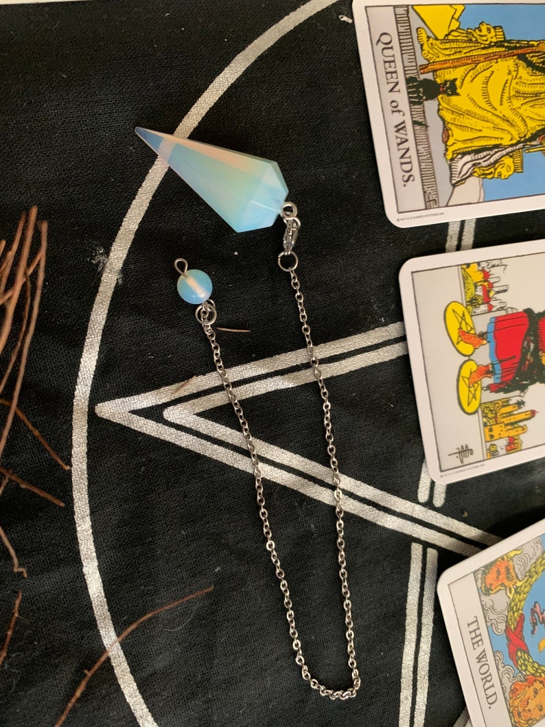 Spell Cast Crystal Pendulum: Spirit Communication Tool - Etsy
