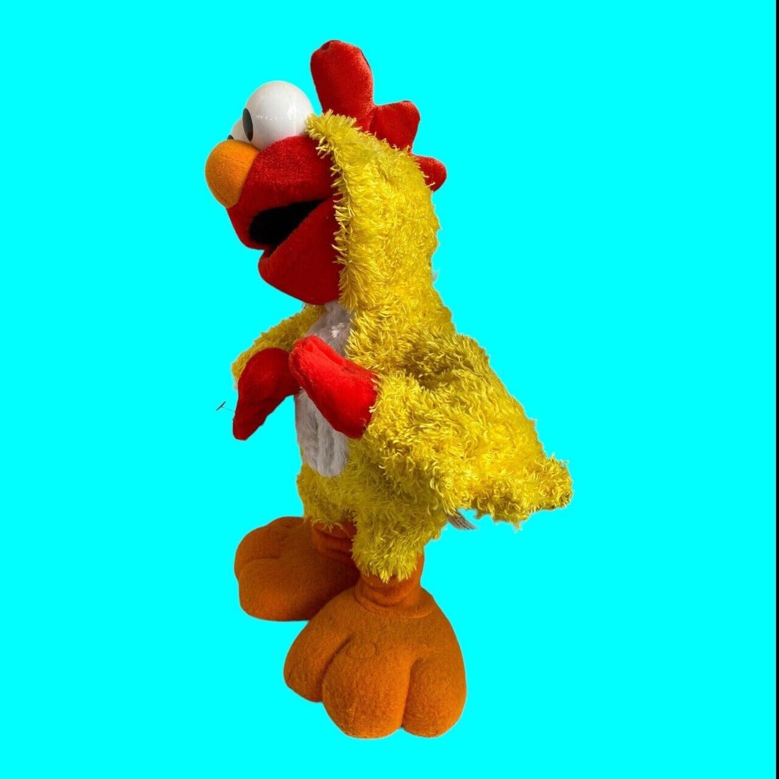 Sesame Street Chicken Dance Yellow Elmo Toy 2001 Fisher Price Dances ...