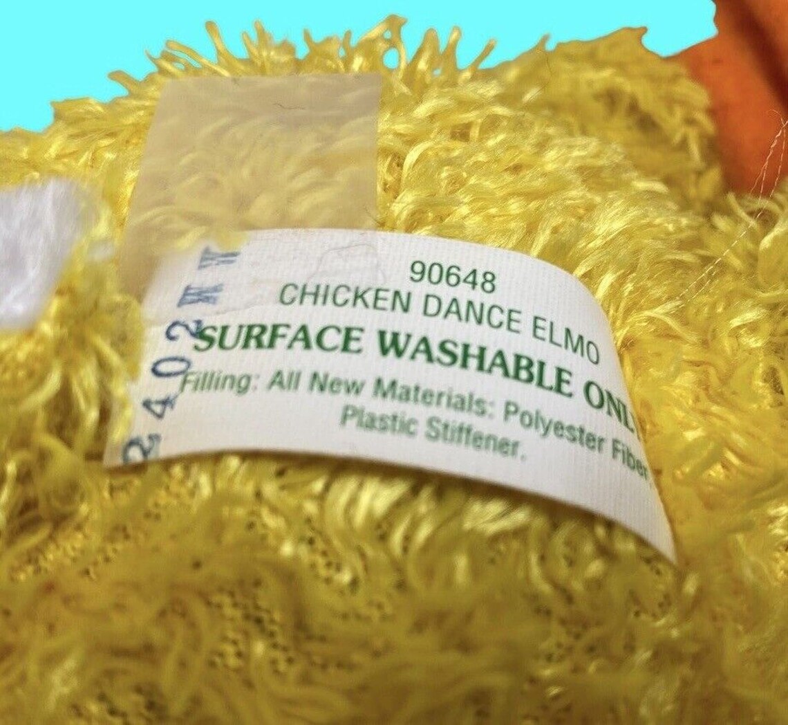 Sesame Street Chicken Dance Yellow Elmo Toy 2001 Fisher Price Dances ...