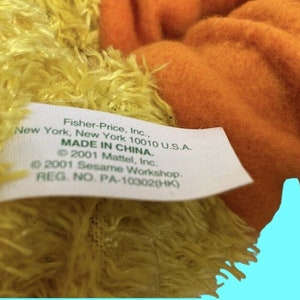 Sesame Street Chicken Dance Yellow Elmo Toy 2001 Fisher Price Dances ...