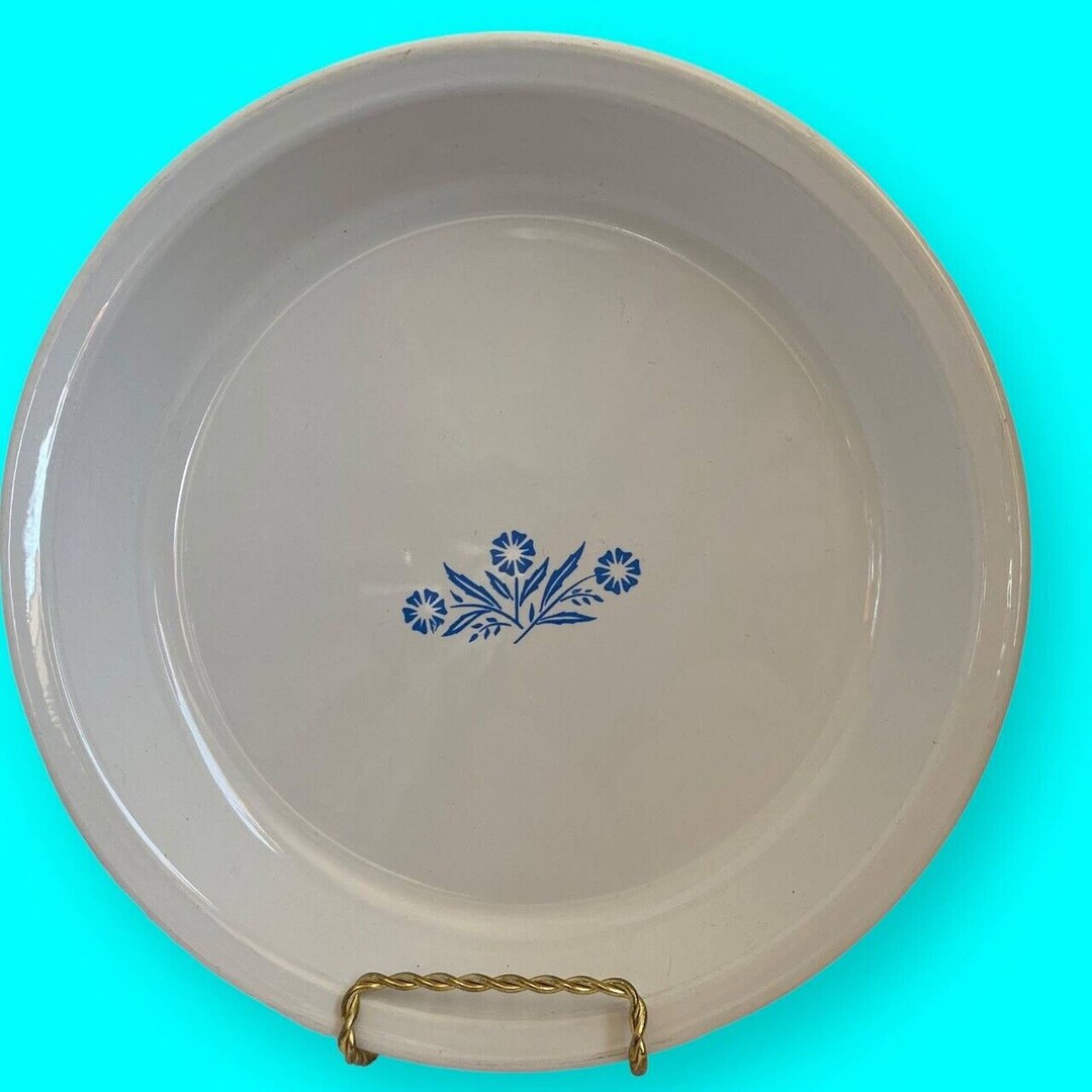 Vintage Corning Ware Blue Cornflower 10 Pie Plate - Etsy