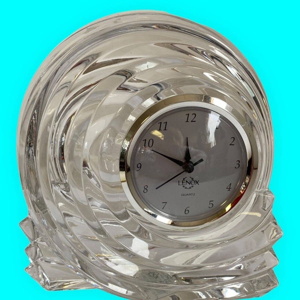 Lead Crystal Clock - Etsy