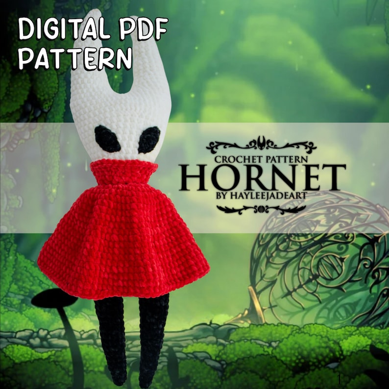 Hornet Hollow Knight Silksong Crochet Pattern PDF *NOT a Physical ...