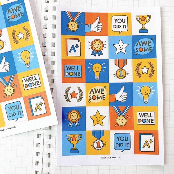 Mini Award Stickers - Etsy